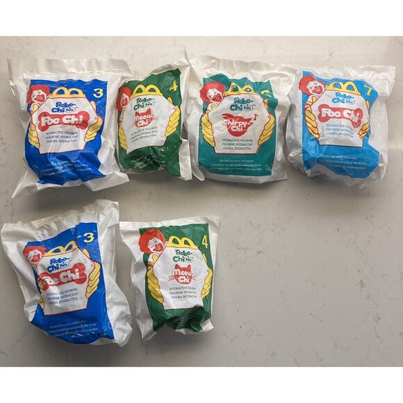 McDonald's | Toys | 20 Robo Chi Pets 4 Different 2 Extras Mcdonalds ...